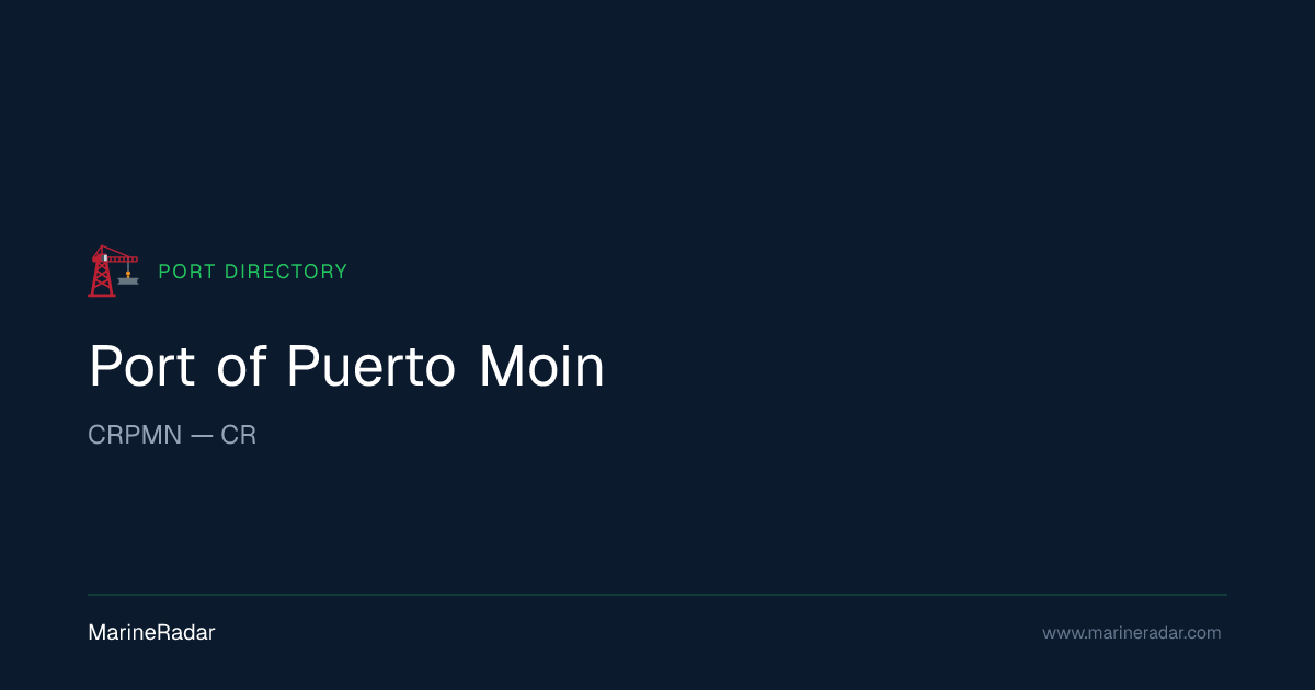 Port of Puerto Moin (CRPMN) | MarineRadar