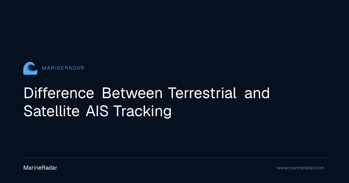 Difference Between Terrestrial and Satellite AIS Tracking | MarineRadar